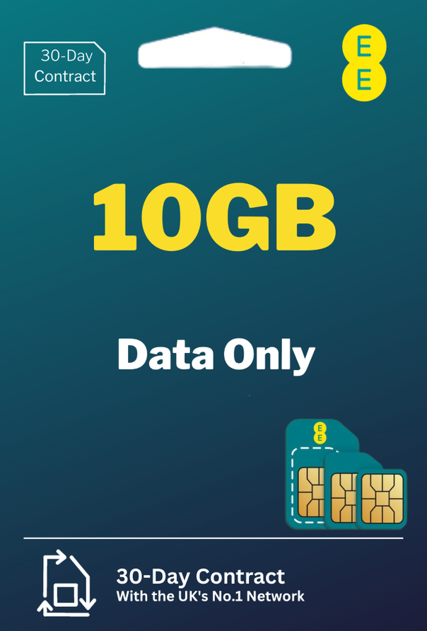 EE Business Data Only SIM - 10GB (£21.00) - 30-day – FreeClix